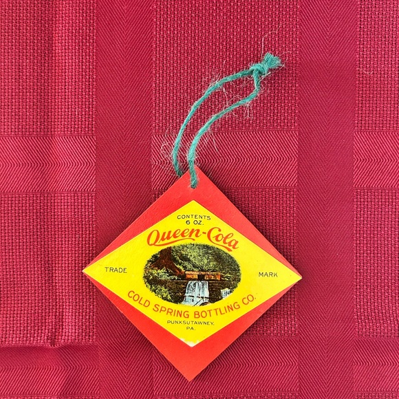 Hand Crafted | Holiday | Hand Crafted Red And Yellow Vintage Queen Cola ...